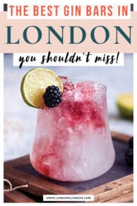 19 Fabulous Gin Bars in London — London x London