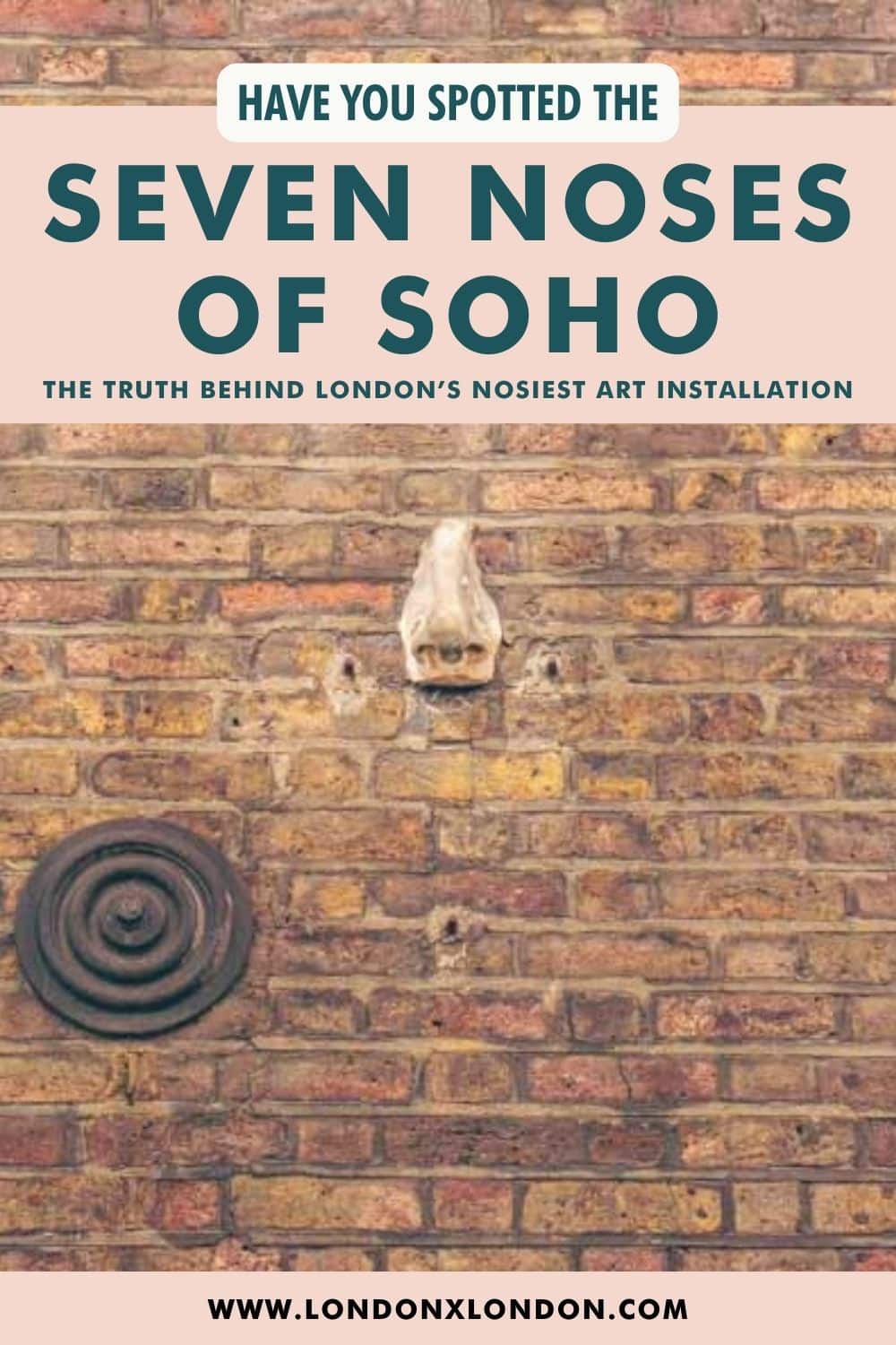 Avez-vous repéré les sept nez de Soho ? - Uk-Us