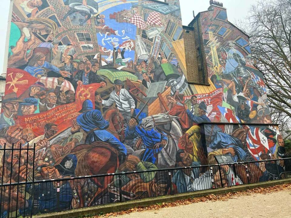 The Battle of Cable Street - The Mural of London’s Anti-Fascist Fight