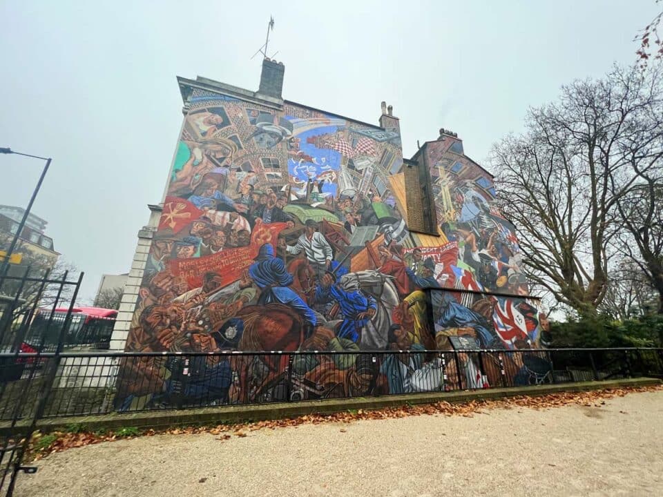 The Battle of Cable Street - The Mural of London’s Anti-Fascist Fight